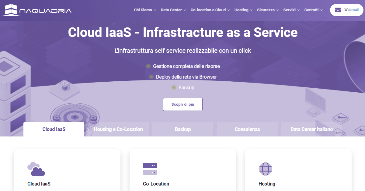 Naquadria Internet Service Provider e Data Center a Piacenza